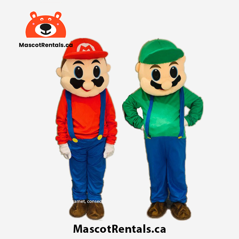 Super Mario Bros – Mario & Luigi – Mascot Rentals